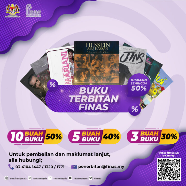 DISKAUN 50% BAGI 10 BUAH BUKU TERBITAN FINAS - Finas