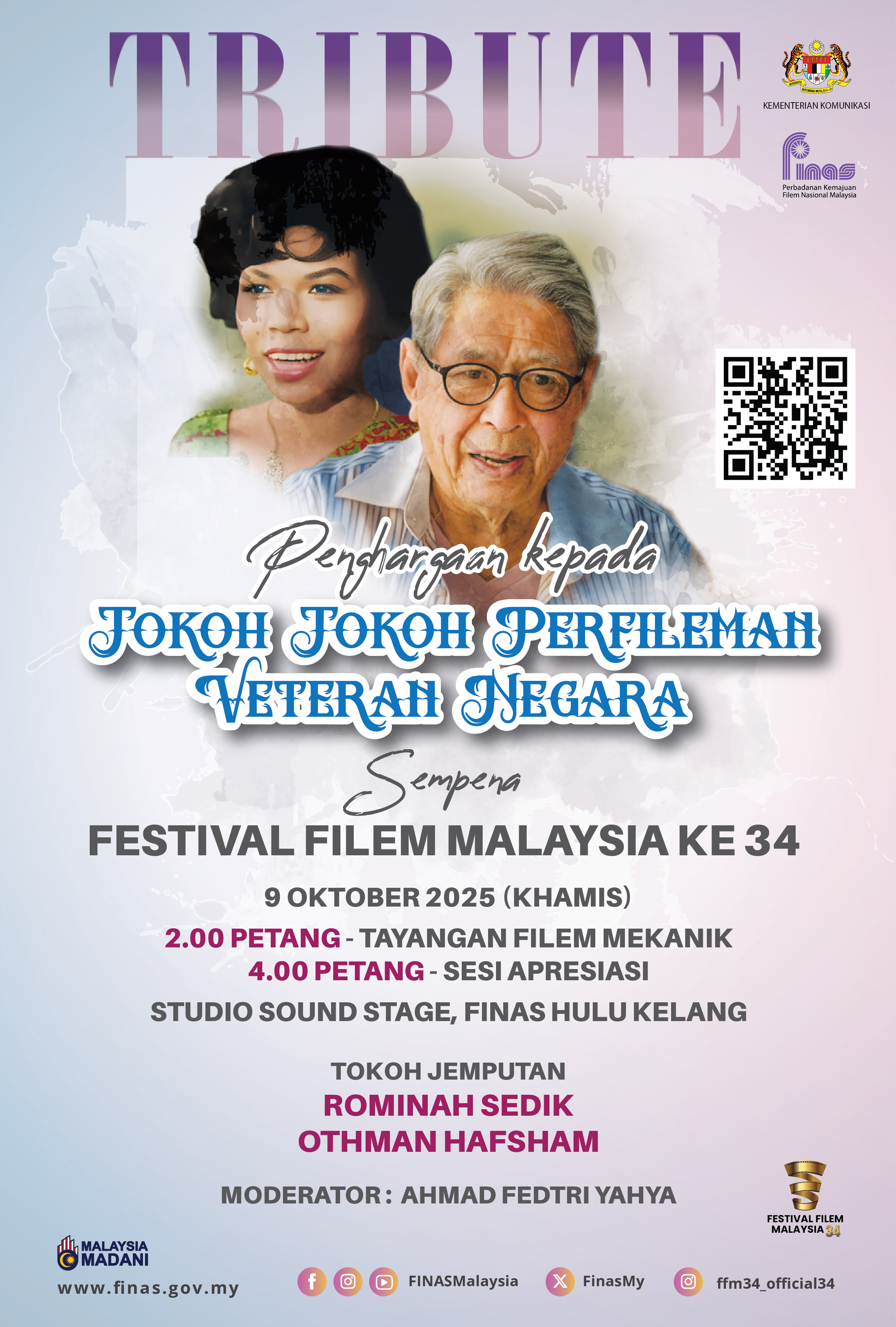 SESI TAYANGAN FILEM DAN PROGRAM TRIBUTE:PENGHARGAAN KEPADA TOKOH-TOKOH ...